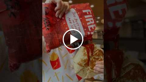 Real Giant FIRE SAUCE Packet at Taco Bell – Healthy Chinese Food